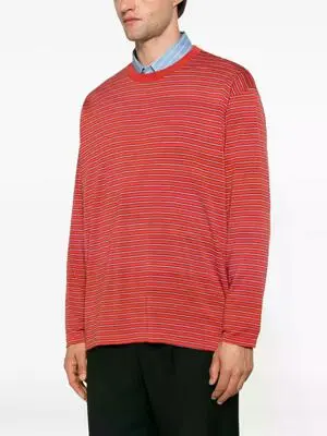 Auralee Striped Long-sleeve T-shirt