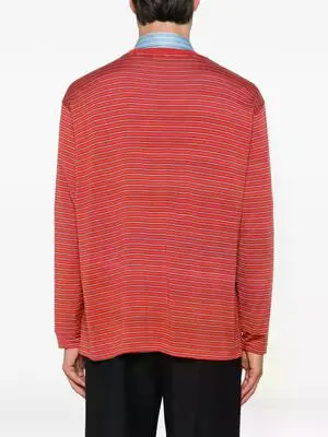 Auralee Striped Long-sleeve T-shirt