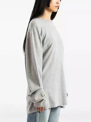 Extreme Cashmere N°452 Rock Long-sleeved T-shirt - Grey