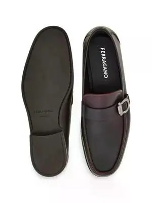 FERRAGAMO Caspian Gancini-detail Loafers