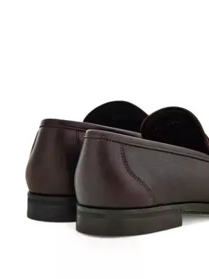 FERRAGAMO Caspian Gancini-detail Loafers