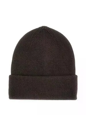 PAS NORMAL STUDIOS Off-race Knitted Beanie Hat - Brown