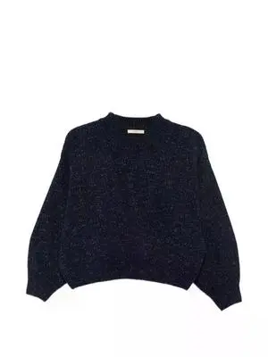 SESSUN Speto Marl-knit Crew-neck Sweater - Blue