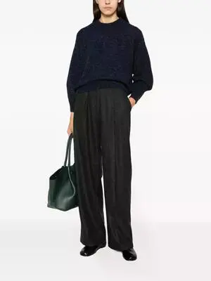 SESSUN Speto Marl-knit Crew-neck Sweater
