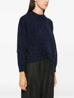 SESSUN Speto Marl-knit Crew-neck Sweater