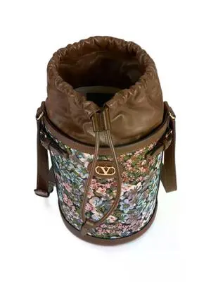 Valentino Garavani Floral-print Bucket Bag