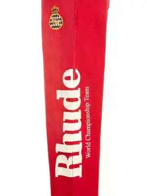 Rhude Desert Racing Script Track Pants