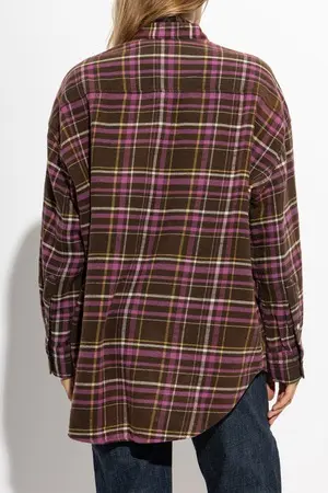 R13 Plaid Pattern Shirt