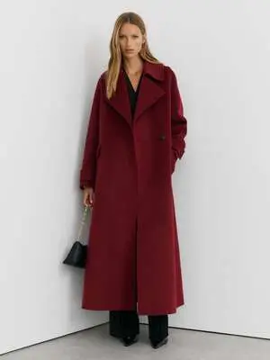 REISS Alara Wool-blend Blindseam Long Coat