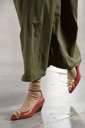 Ulla Johnson Studded Wedge Pump