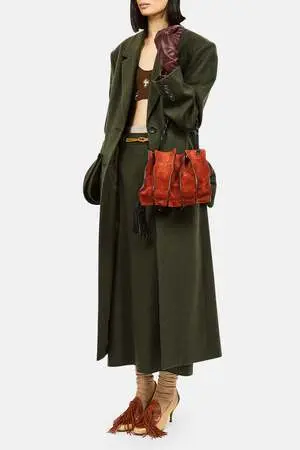 Ulla Johnson Bryn Wool Midi Skirt