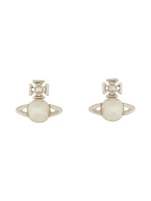 VIVIENNE WESTWOOD Orecchini "balbina - Silver