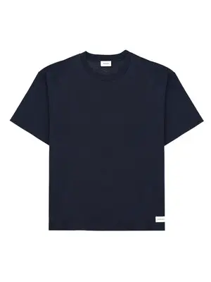 Saint Laurent T-shirt Con Patch Logo - Blue