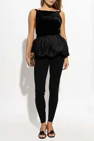 SELF-PORTRAIT Leggings With Belt