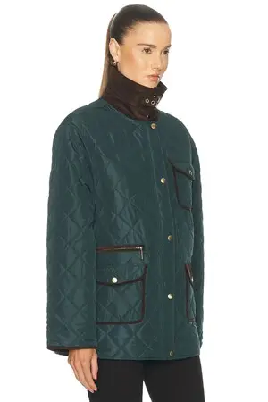 SEROYA Liana Coat In Green