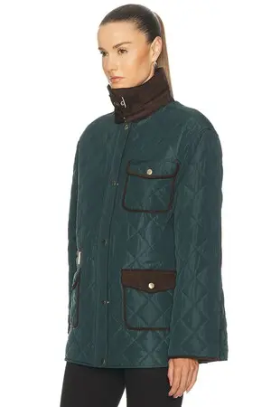 SEROYA Liana Coat In Green
