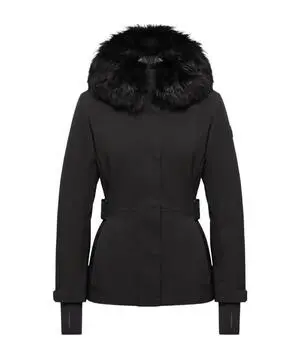 Moncler Fur-trim High Performance Jacket - Black