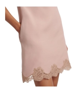 Valentino Garavani Crepe Couture Lace-trimmed Minidress