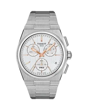 TISSOT Prx Chronograph, 41mm - Silver