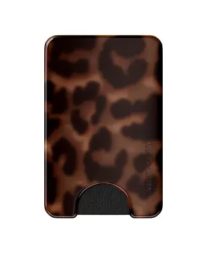 VELVET CAVIAR Magnetic Phone Wallet - It Girl Leopard