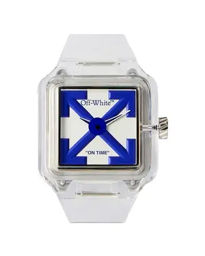 Off-White Proto 01 Watch, 38mm X 45mm - Transparent