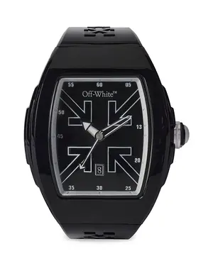 Off-White Beat Watch, 45mm X 52mm Black