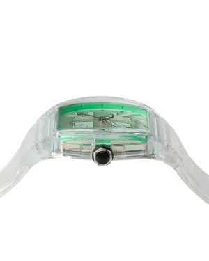 Off-White Beat Watch, 45mm X 52mm - Transparent/green