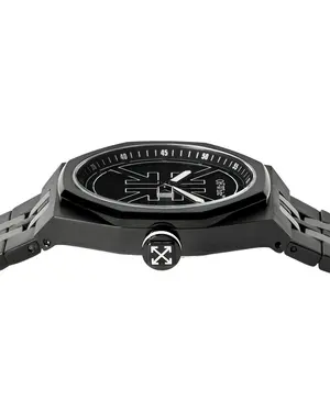 Off-White No Grid Watch, 39mm - Black
