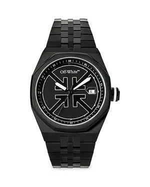 Off-White No Grid Watch, 39mm - Black