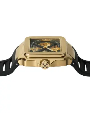 Off-White Proto Auto Watch, 38mm X 47mm - Gold