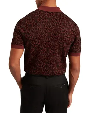 Ted Baker London Ted Bake Jesson Short Sleeve Floral Jacquard Polo