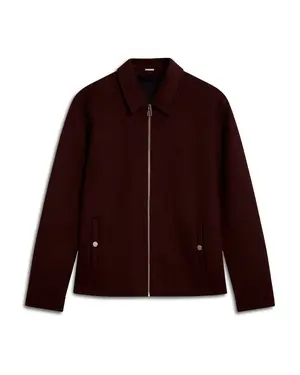 Ted Baker London Antwrp Splitable Wool Blend Harrington Jacket