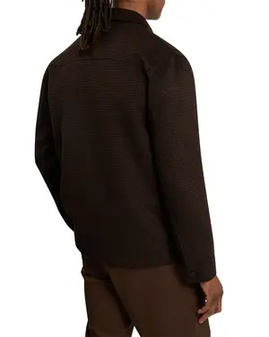 Ted Baker London Dortmun Splitable Wool Blend Trucker Overshirt