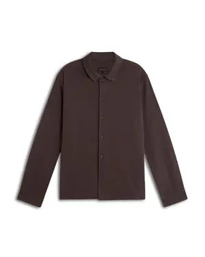 Ted Baker London Mitakos Sateen Cotton Smart Overshirt