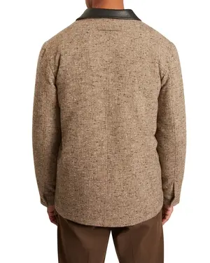Ted Baker London Wallton Wool Blend Nep Tweed Chore Jacket