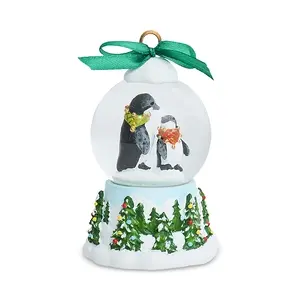JULISKA Berry & Thread North Pole Penguin Snow Globe Place Card Holder - Multi
