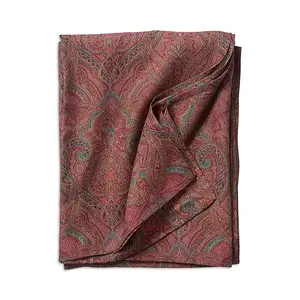 JULISKA Paisley Tablecloth, 120 X 60 - Red