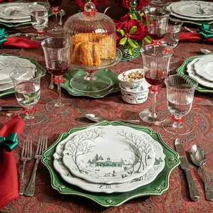 JULISKA Paisley Tablecloth, 120 X 60