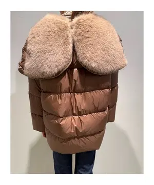 Max Mara Long-sleeved Cotton-padded Jacket