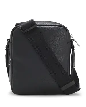 BOSS Ray Pebble Logo Zip Reporter Bag
