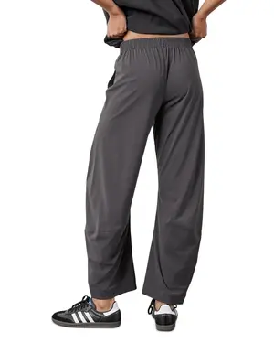 Ruti Petites The On The Loose Barrel Work Pants - Graphite