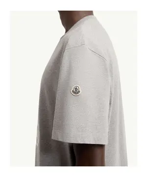 Moncler X Fragment Dog Printed Crewneck T-shirt - Grey