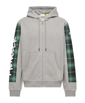 Moncler X Fragment Zip-up Hoodie - Grey