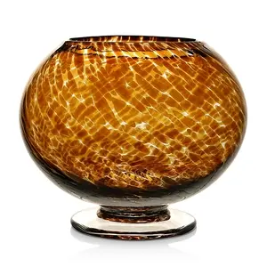 WILLIAM YEOWARD CRYSTAL Vanessa Rose Bowl - Tortoise