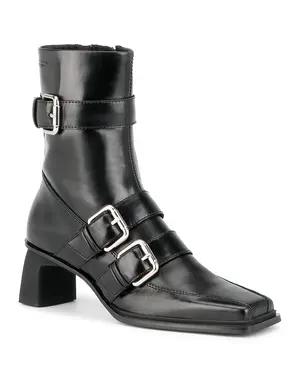 VAGABOND SHOEMAKERS Elvina Leather Ankle Boots - Black