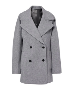 TOTEME Wool And Cashmere-blend Peacoat - Gray