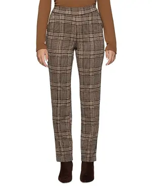 Hue Printed Pull On Trousers - Brown