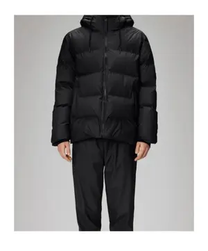 Rains Alta Drawstring Hooded Puffer Jacket