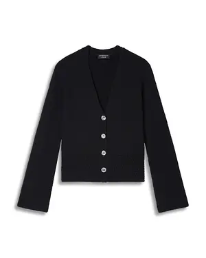 Emporio Armani Icon Cardigan Sweater - Navy Blue