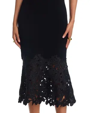 MILLY Halle Knit Midi Dress